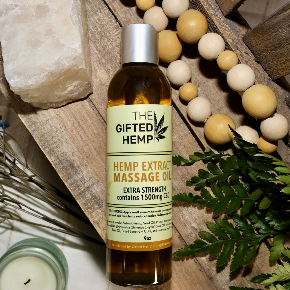 Hemp Extract Massage Oil – The Gifted Hemp